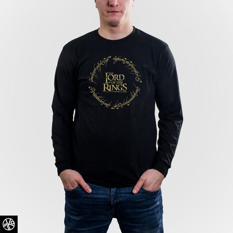 Lord Of The Rings Logo majica dugi rukav - MKO Clothing